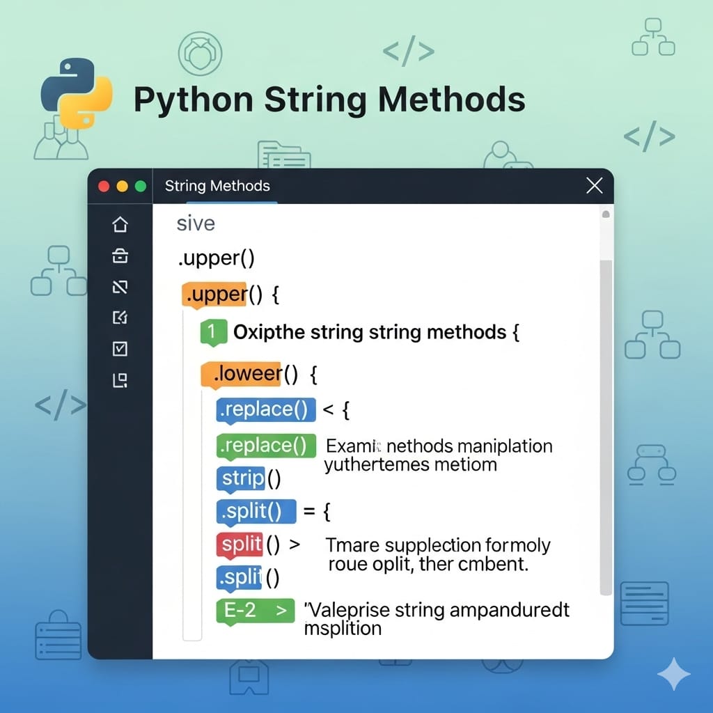 Python String Methods A Friendly Guide For Beginners Codercrafter 5016